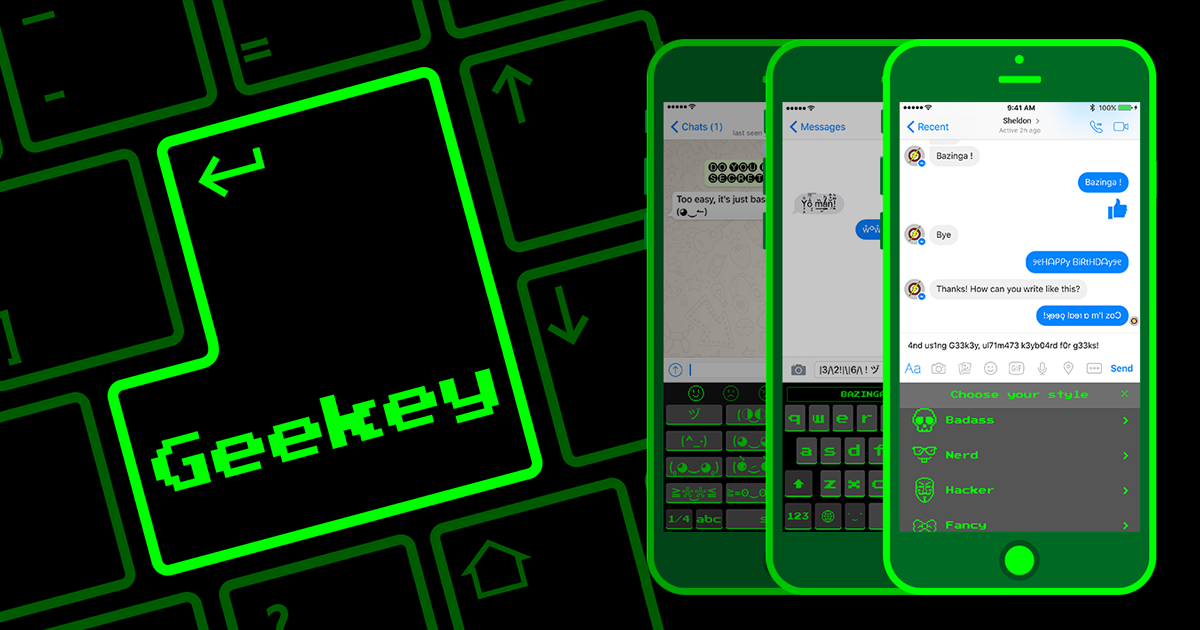 Geekey - Ultimate Keyboard for Geeks